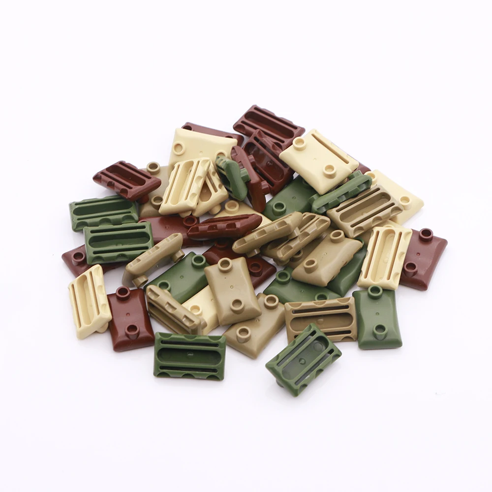 WW2 Sandbag Weapon Pack - Build Military Scenes with LEGO