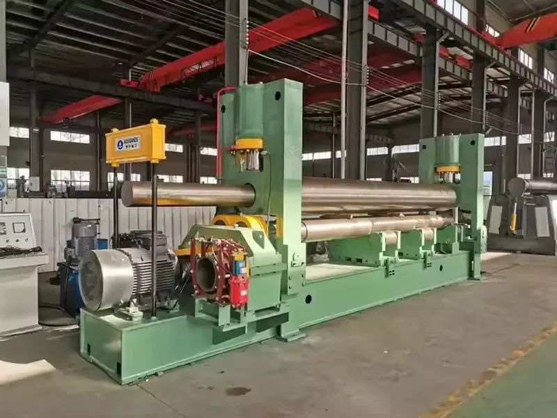 6m Heavy Duty Upper 3 Roller Hydraulic Rolling Machine/cnc Plate Sheet ...