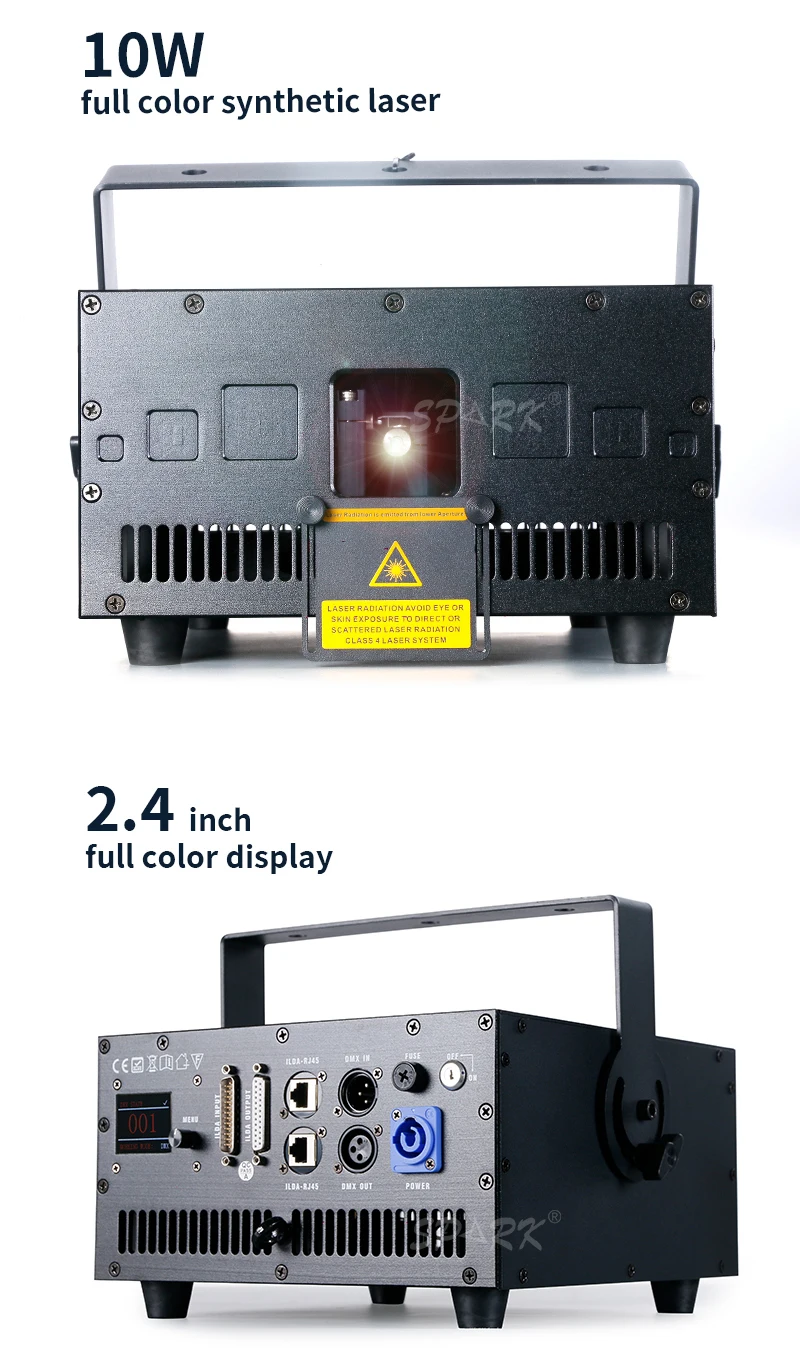 3W 5W 10W RGB Laser Lights - 50000 Hours Lifespan