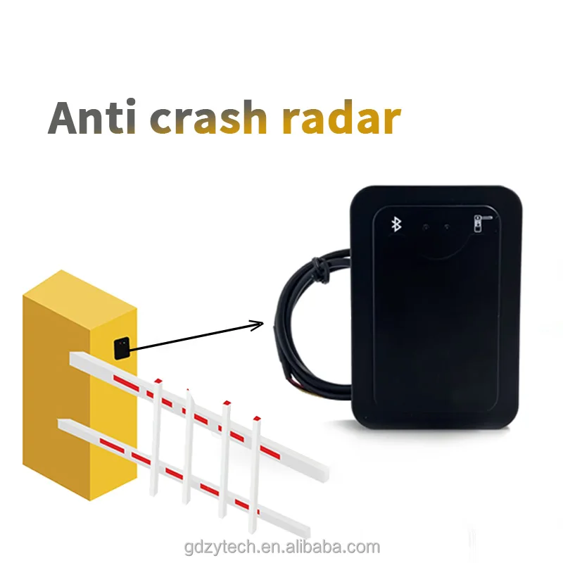 Parking Lot Straight Bar Gate 79ghz Anti-smash Radar Wireless Bluetooth ...