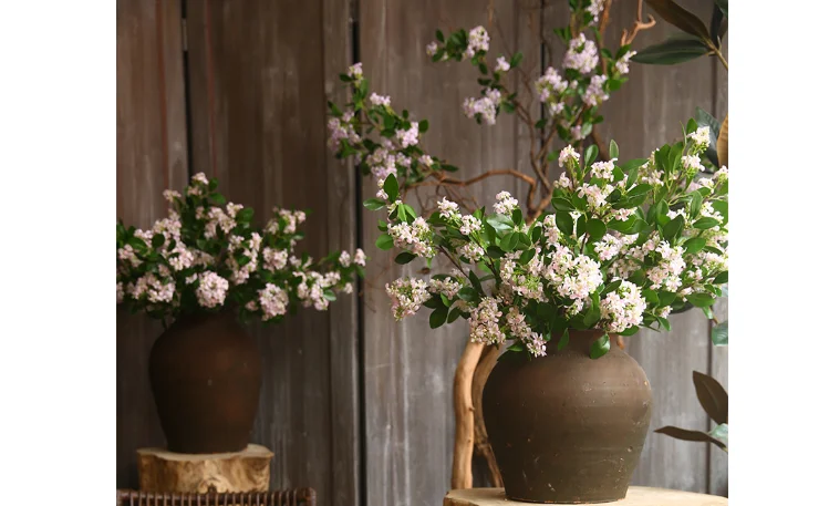 Wholesale Artificial Silk Murraya Paniculata Lilac Thyme Flower Home ...