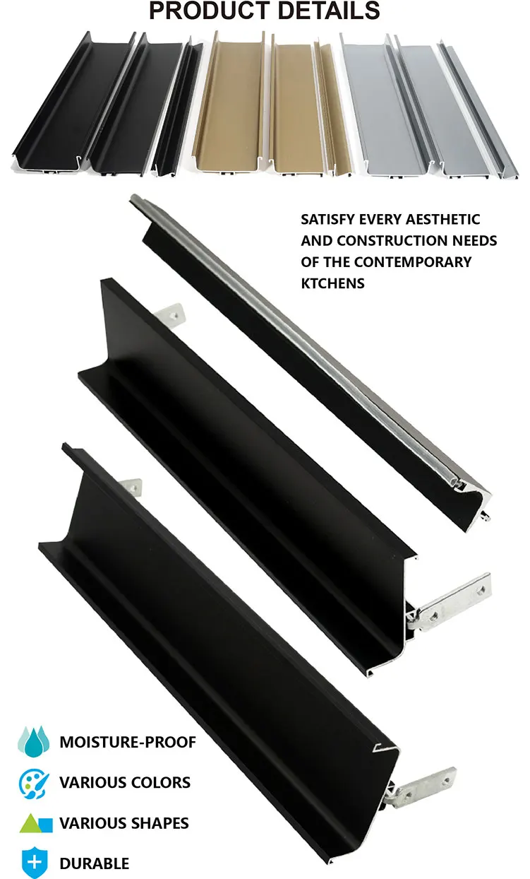 Eureka Gola C Channel Kitchen Cabinet Gold Gola Channel L Aluminum ...