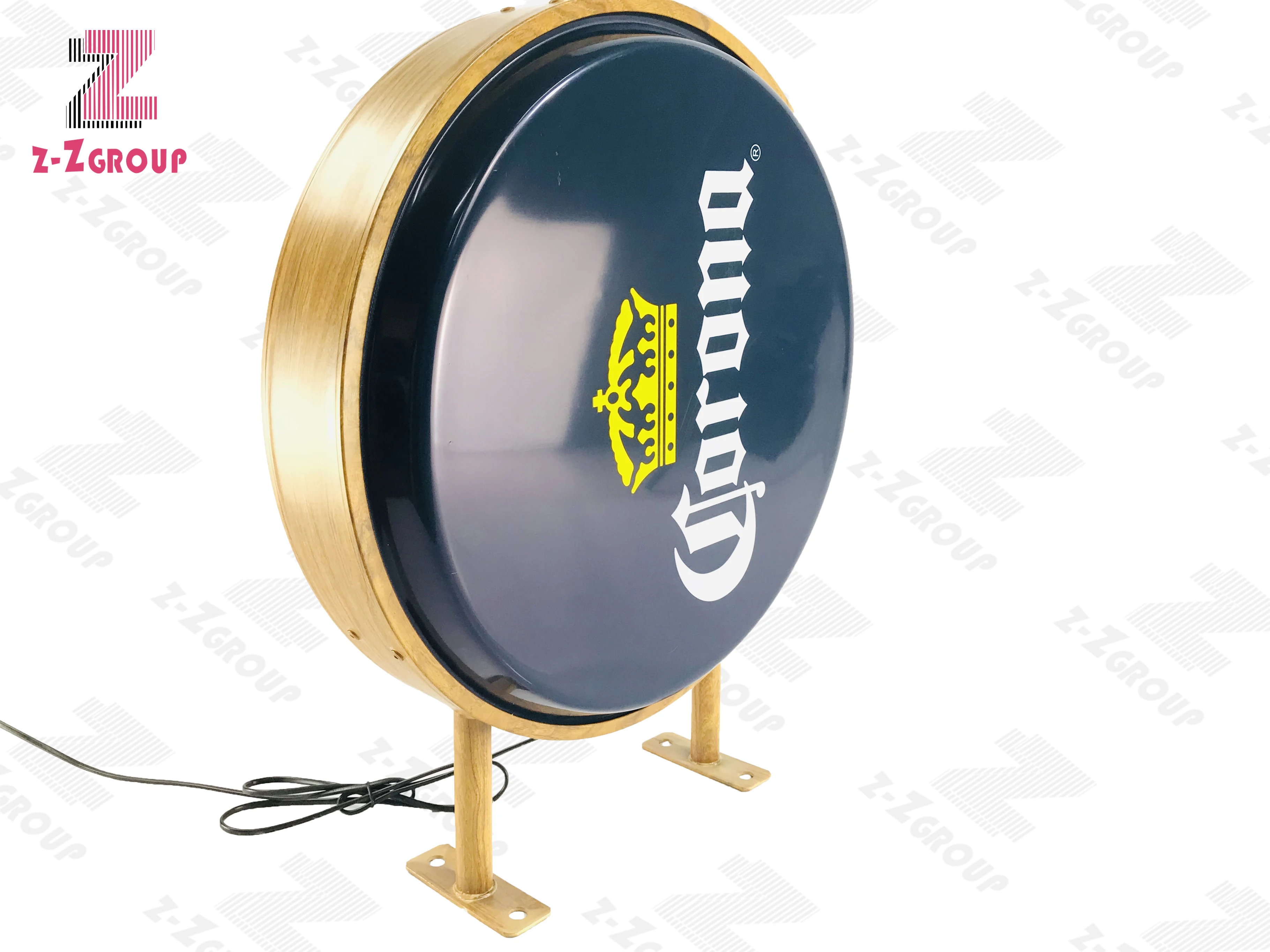 Circular Advertising Sign Board Light Box Round Led Double Sided ...