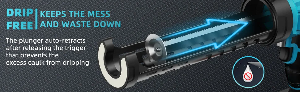 20v Mini Electric Caulking Gun - Efficient & Reliable
