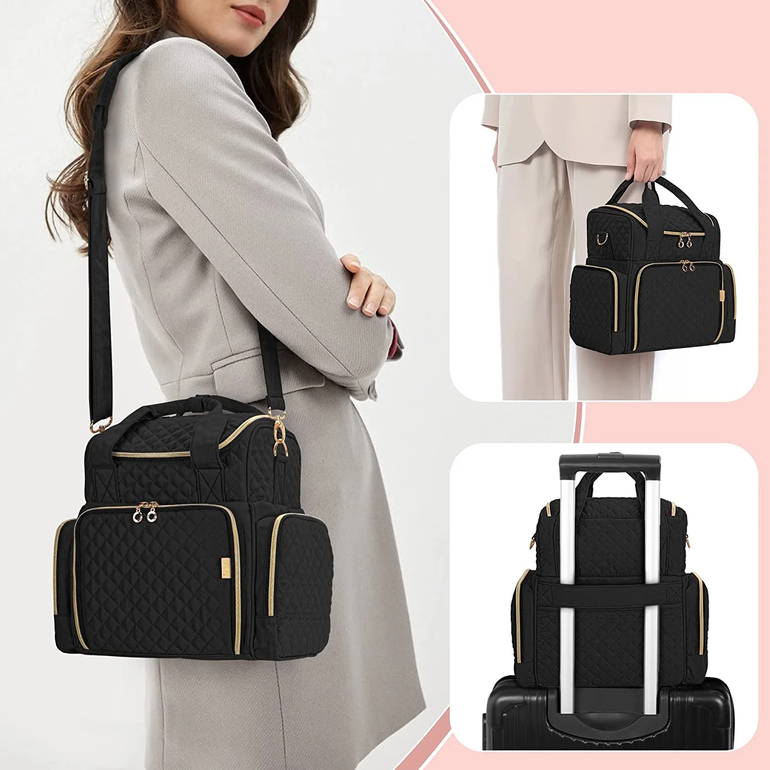 Detachable Supplies Case Double Layer Nail Bag Backpack Nail Organizer ...