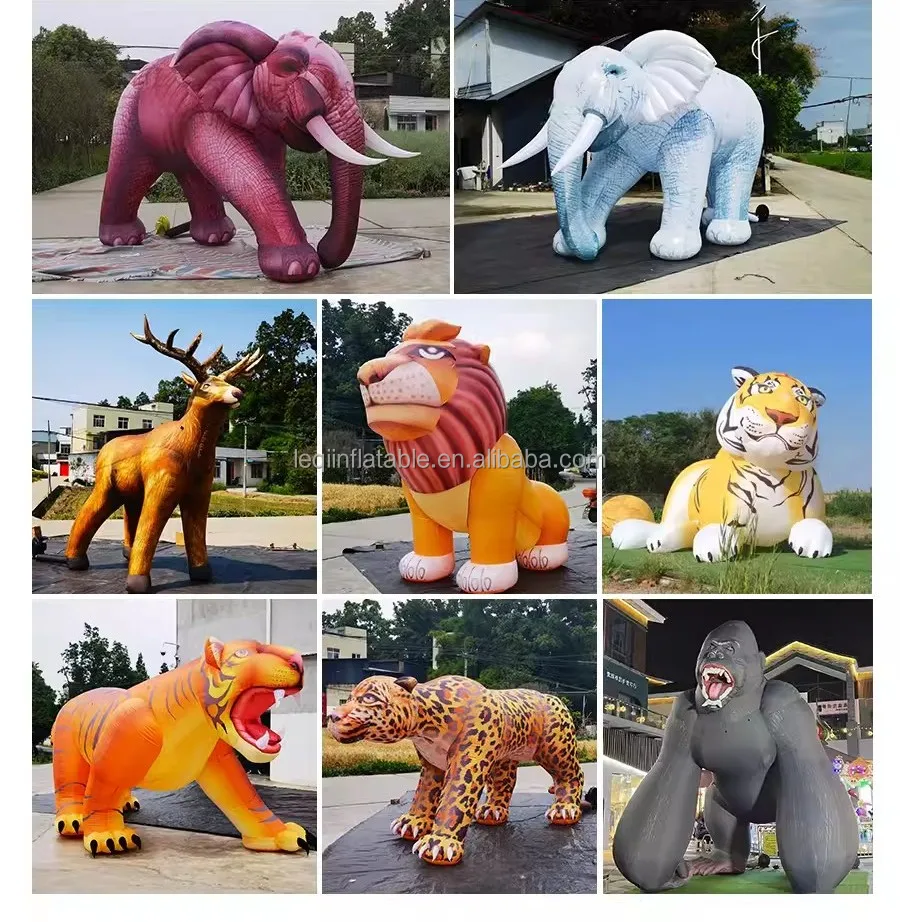 Giant Inflatable Mammoth Lifelike Inflatable Elephant Animals for ...