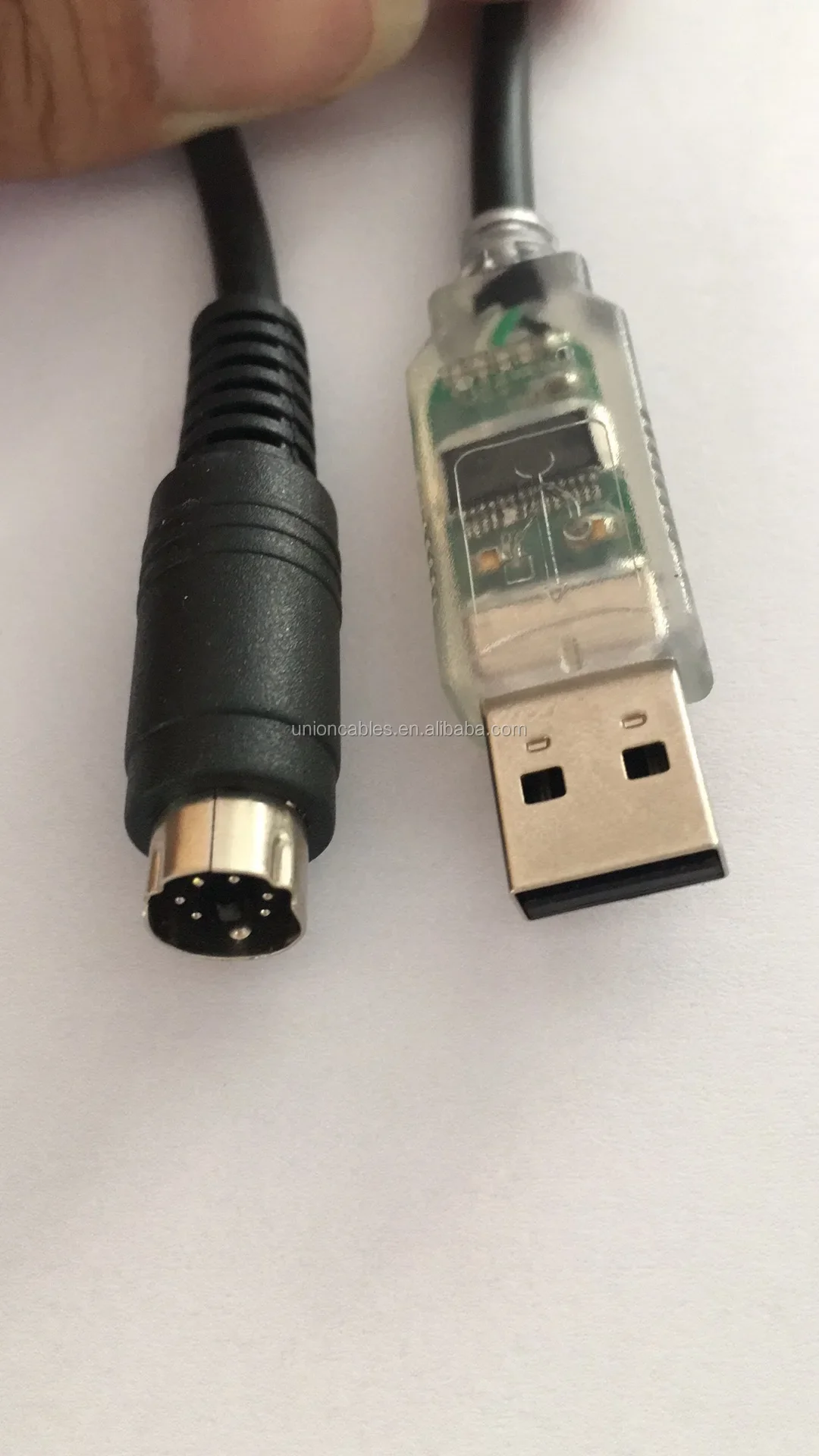 FTDI USB to RS232 8pin Mini Din PLC Programming Cable