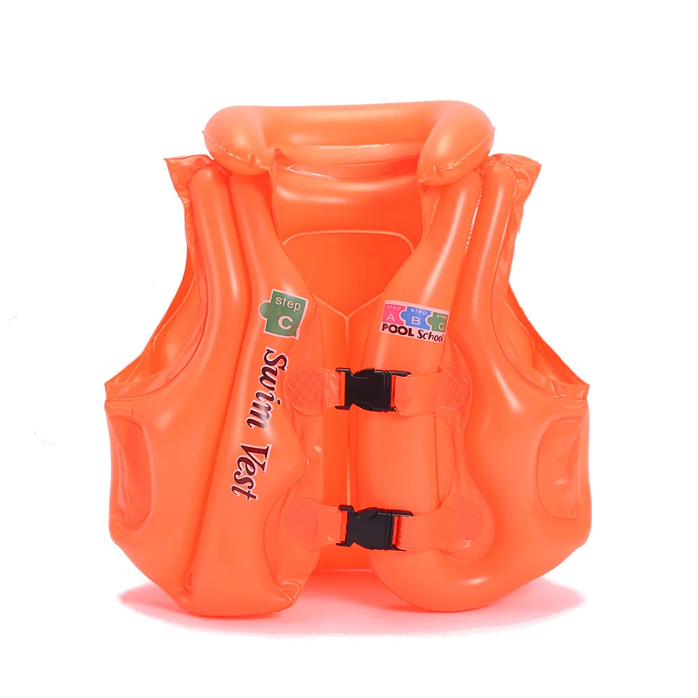 Wholesale Inflatable Swim Vest Jacket for Children Safety Inflating ...