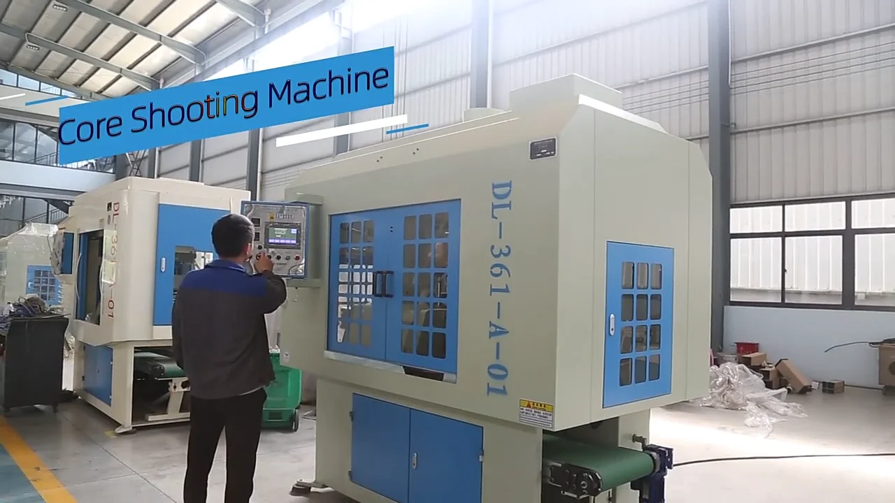 Foundry Resin Sand Core Making Machine Coated Sand Core Shooting ...