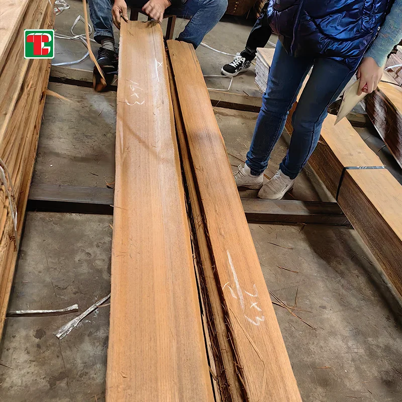 Teak Quarter Cut Engineered Wood Veneer Walnut Beech Acacia Furniture ...