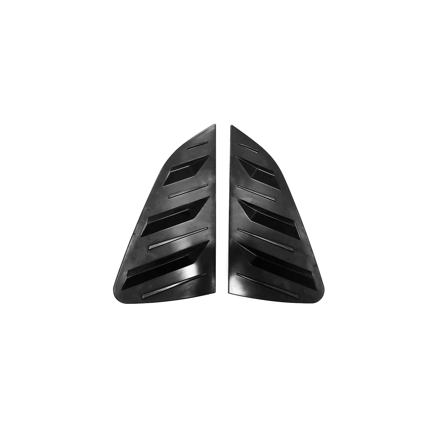 Auto Parts ABS Plastic Carbon Fiber Rear Window Louver Shutters Cover ...