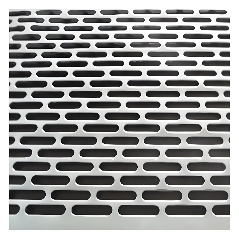 Rectangular Oblong Hole Metal Perforated Sheet For Industrial Use - Buy ...