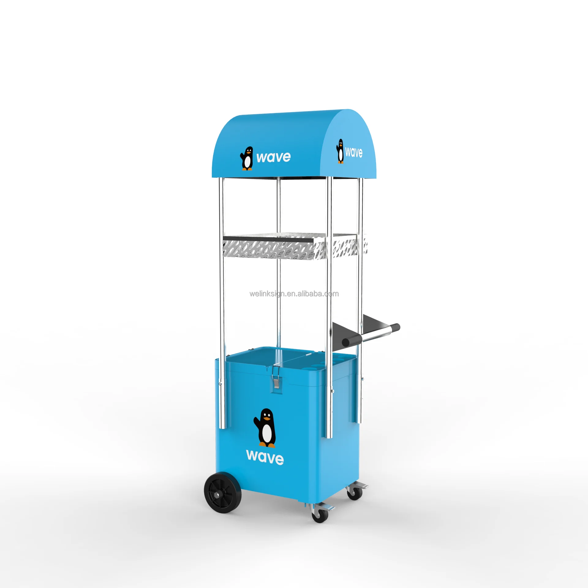 FLOWVISUAL PT43 Fiberglass Cooler Cart Canopy | Easy-Carrying Portable ...
