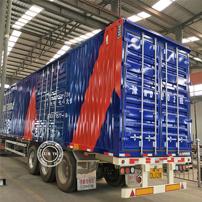 53 Foot Trailer Dry Van Type Box Semi Trailer With High Quality - Buy ...