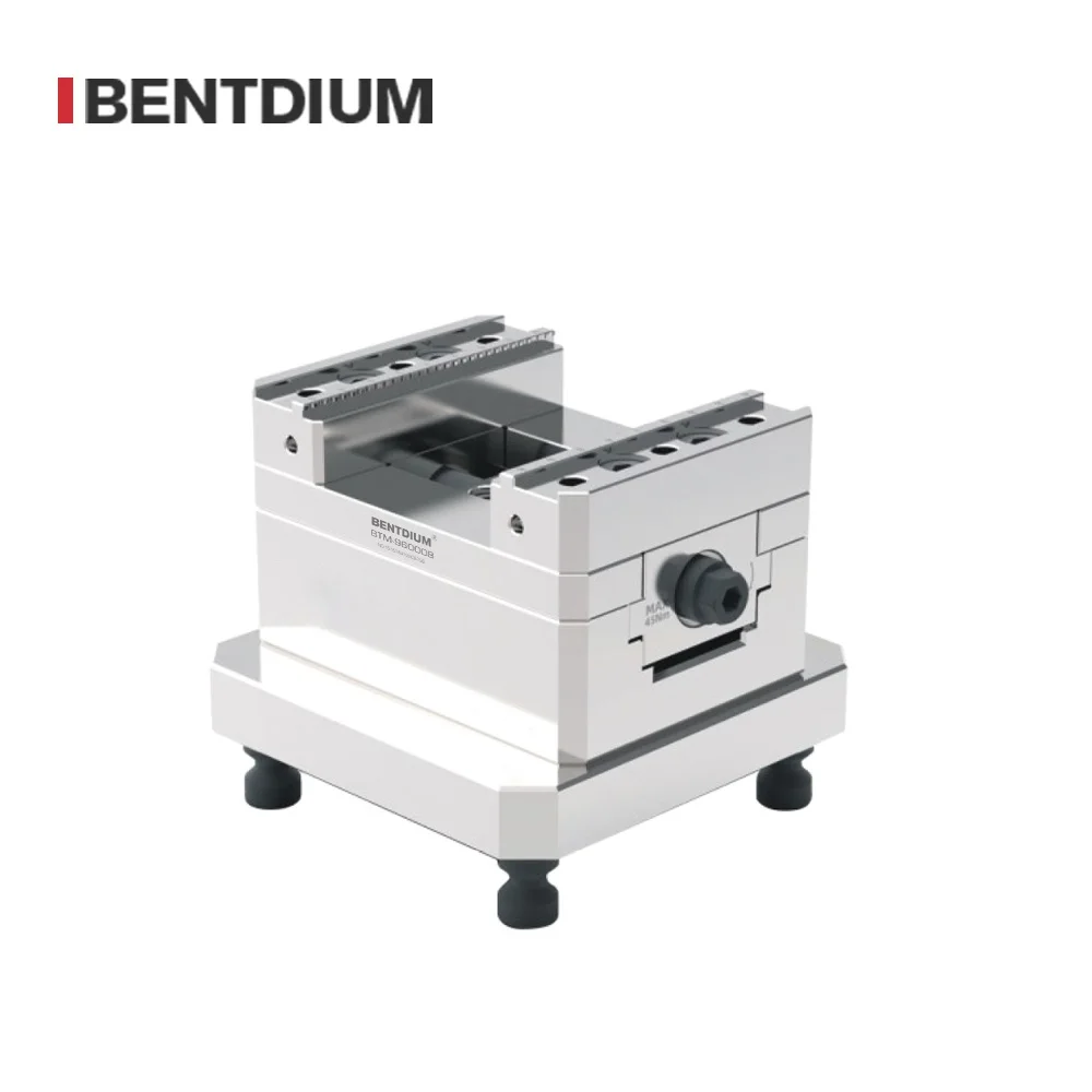 96 self centering vise with soft-jaw cnc workholding vise lang center ...