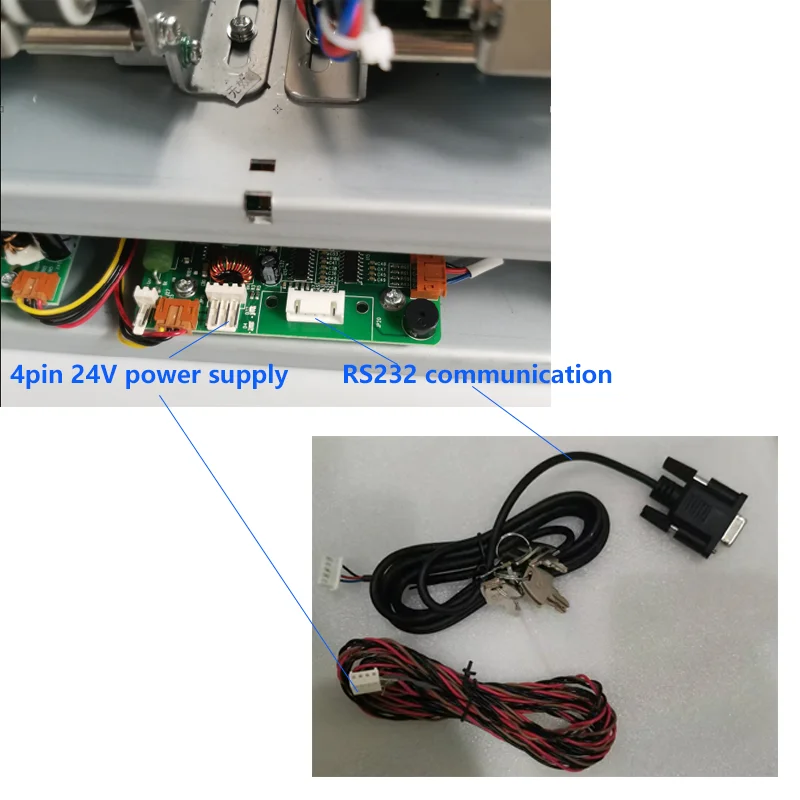 4 Card Hopper Trays Channel Stacker Card Issuing Machine