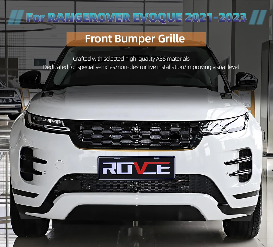Rovce Car Facelift Front Grille For Range Rover Evoque Extended Edition ...