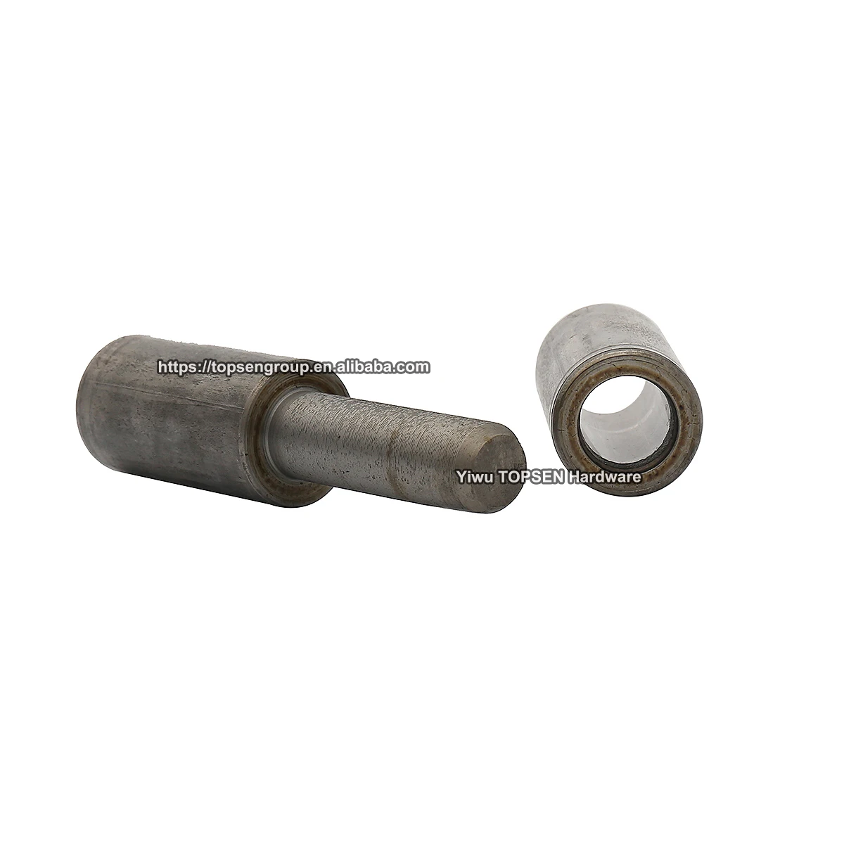 Round Pipe Iron Barrel Welding Door Hinge - Durable Metal Gate Welded ...