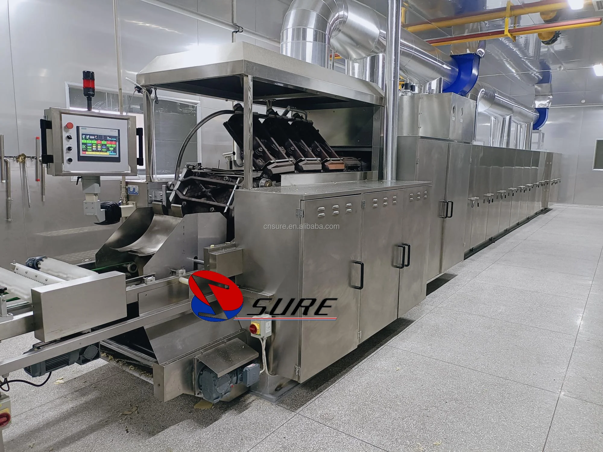 Fully Auto 27-65 Molds Wafer Waffle Biscuit Production Line