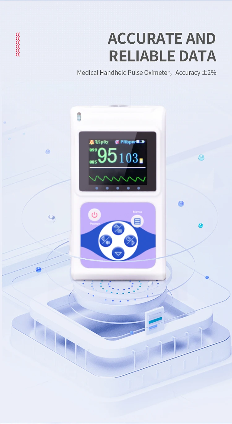 Contec Cms60d Adult Pediactric Neonatal Oximeter Handheld Pulse With ...