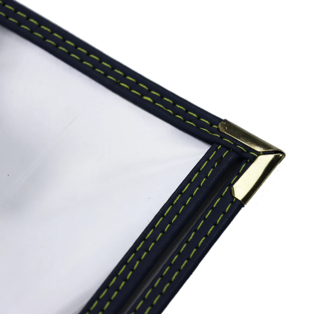 Custom Clear Menu Holder Surfaces Menu Covers Single Page Menu Sleeves ...