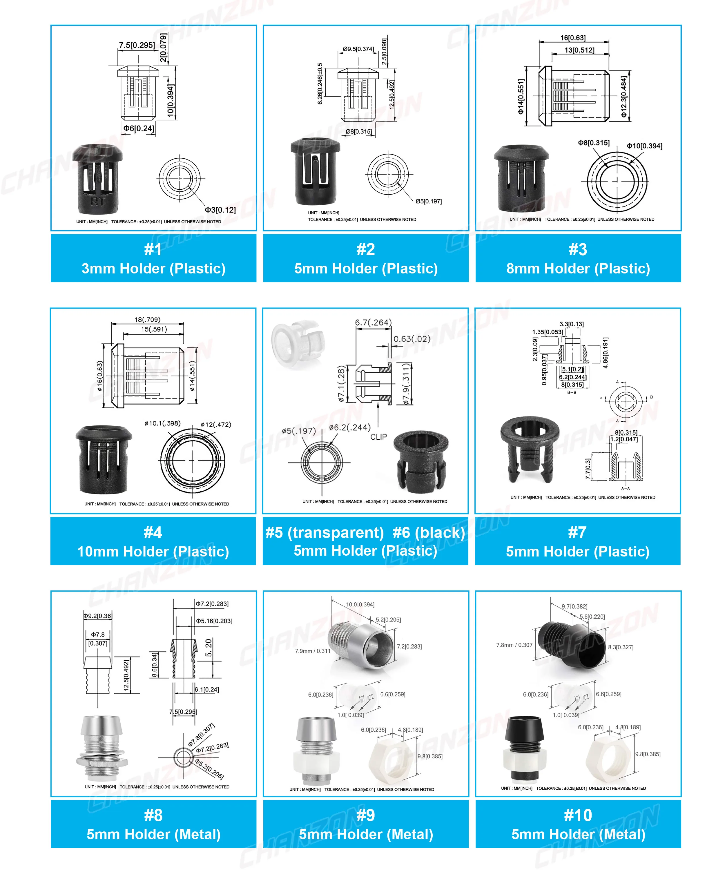 LED Diode Holders - Secure and Efficient Mounting Solutions
