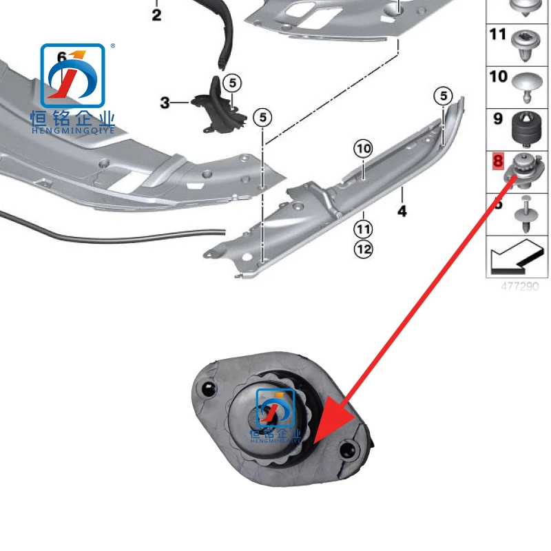 宝马3系F35前发动机罩橡胶垫51237291089发动机罩止动缓冲器前黑色| Alibaba.com