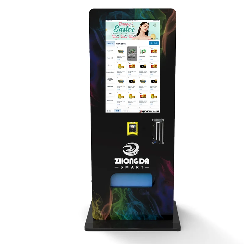Wall Vending Machine Free Standing sale US id card reader vending ...