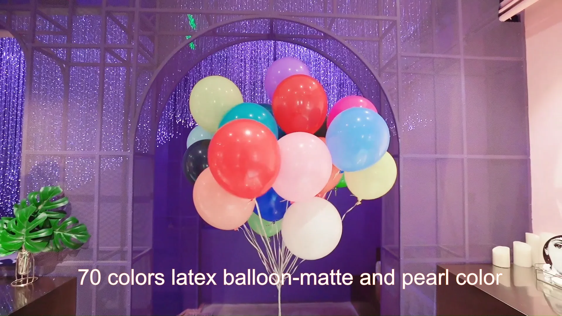 100pcs 12" Small Mini Helium Party Decoration Wedding Anniversary San ...