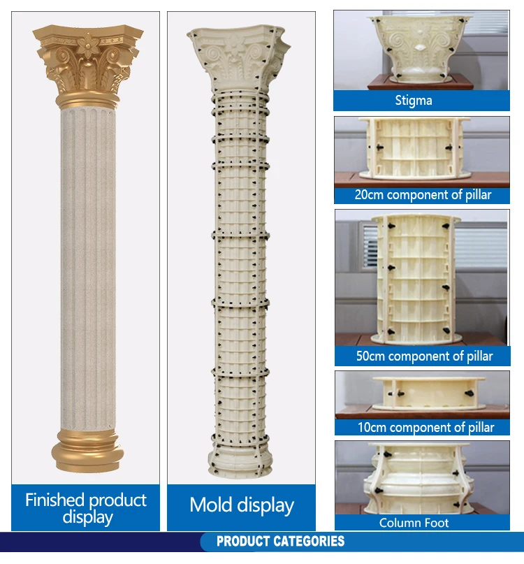 Concrete Pillar Molds - Durable, Reusable & Fast Delivery