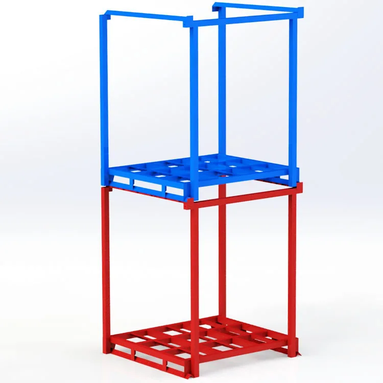 Foldable metal industrial warehouse storage commercial transport welded ...