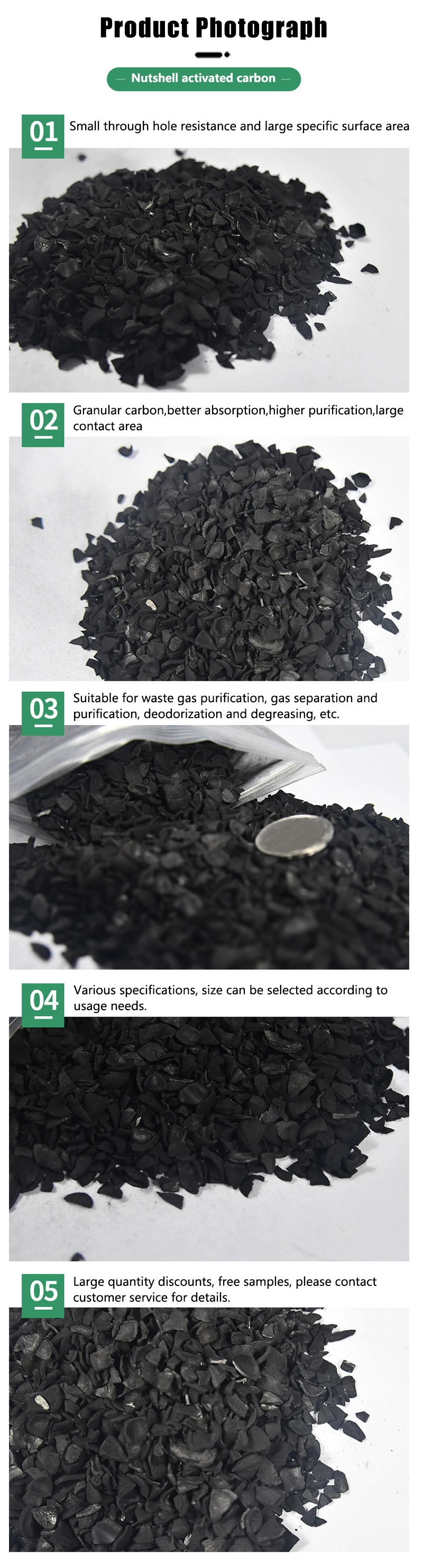 Activated Carbon Based Nut Shell Waste Water Treatment Activated Carbon ...