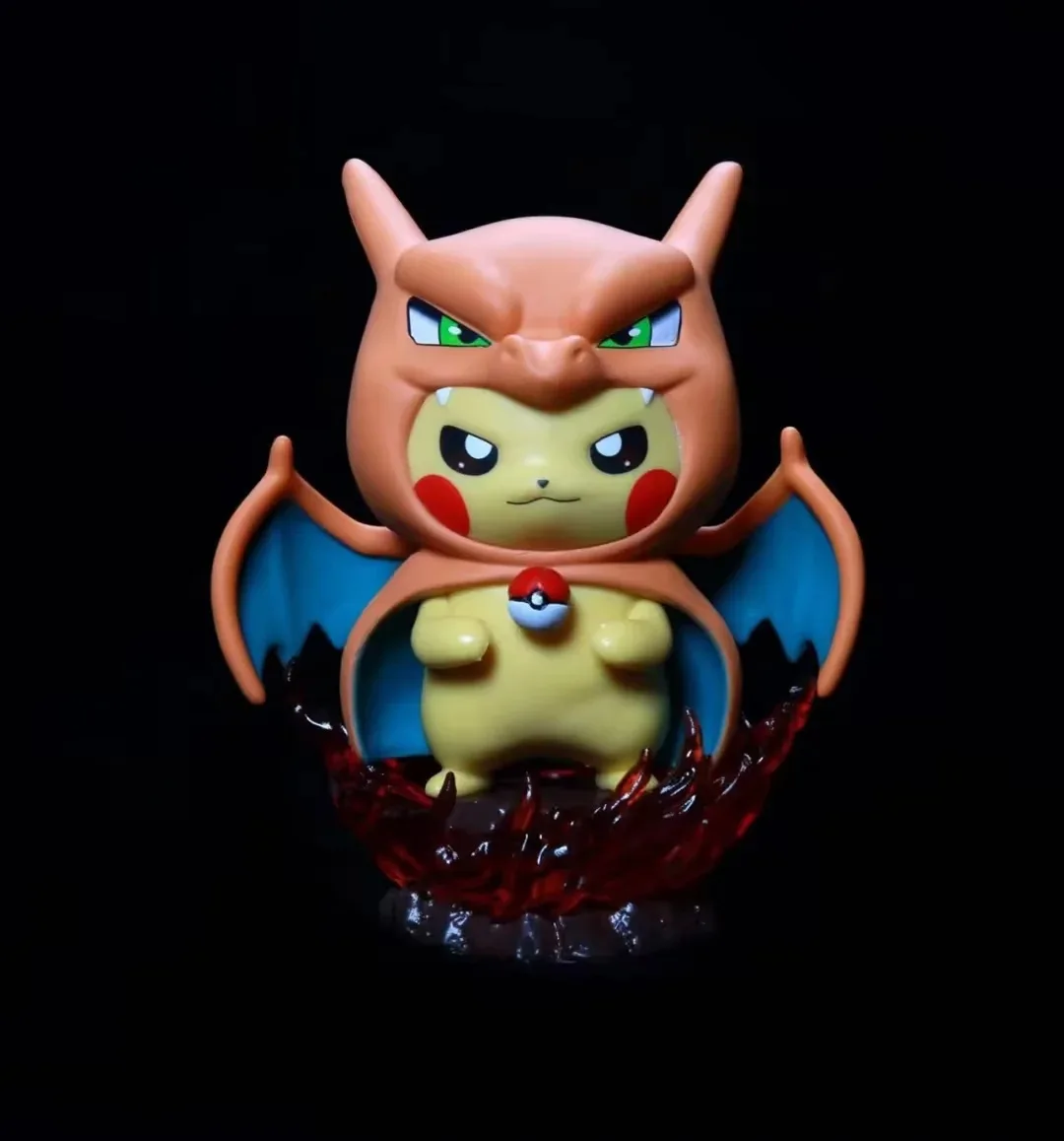 Cosplay Pokemoned Boxes - Anime Pika Model Statue Collection