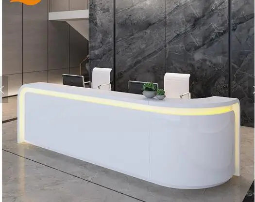 Small Reception Desk French Style - Aiweiluo Office Furniture