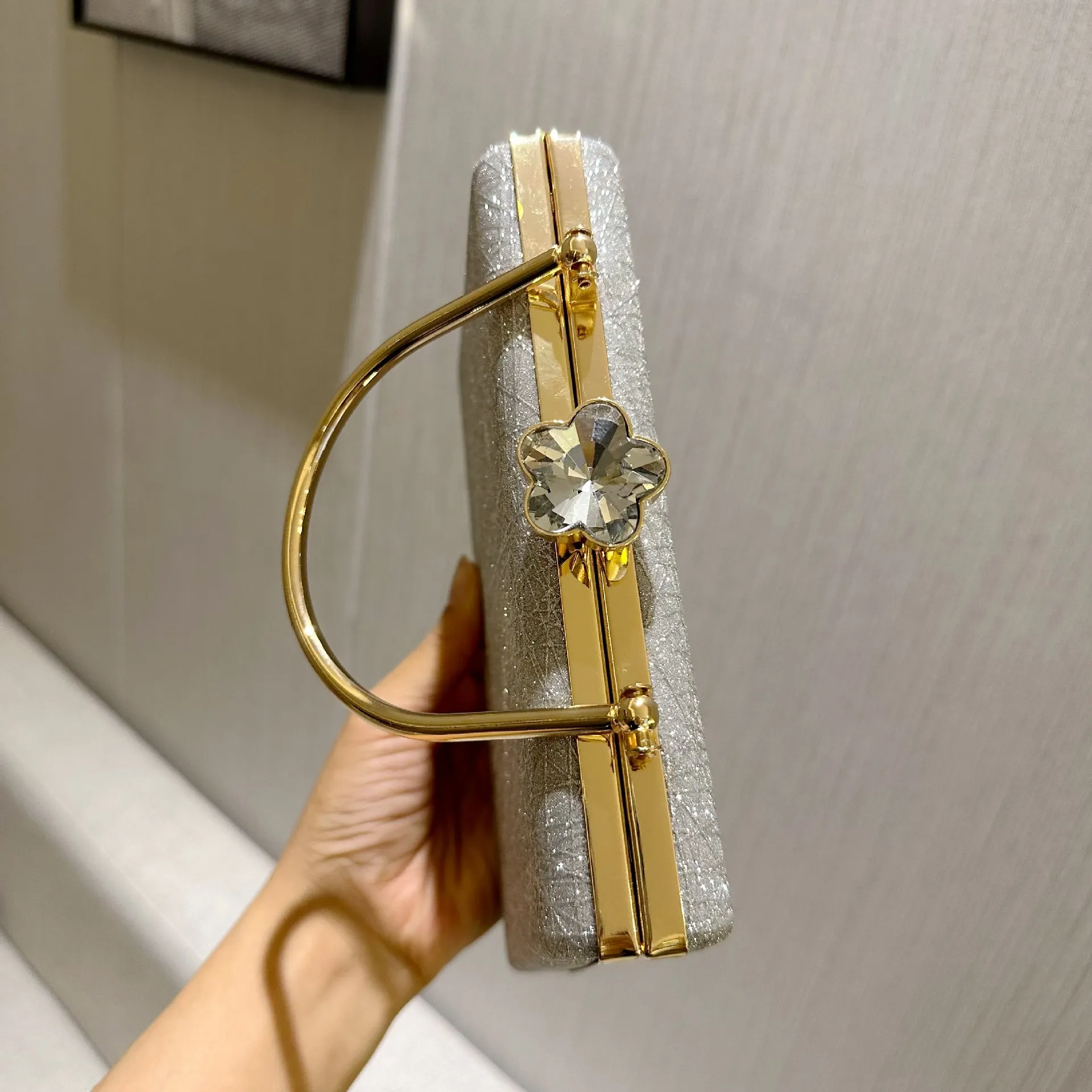 Wholesale Shoulder Bags Spherical Glitter Clutch Evening Bags Female ...