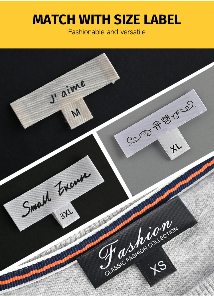 Custom Clothing Labels - Sustainable and Durable Solutions