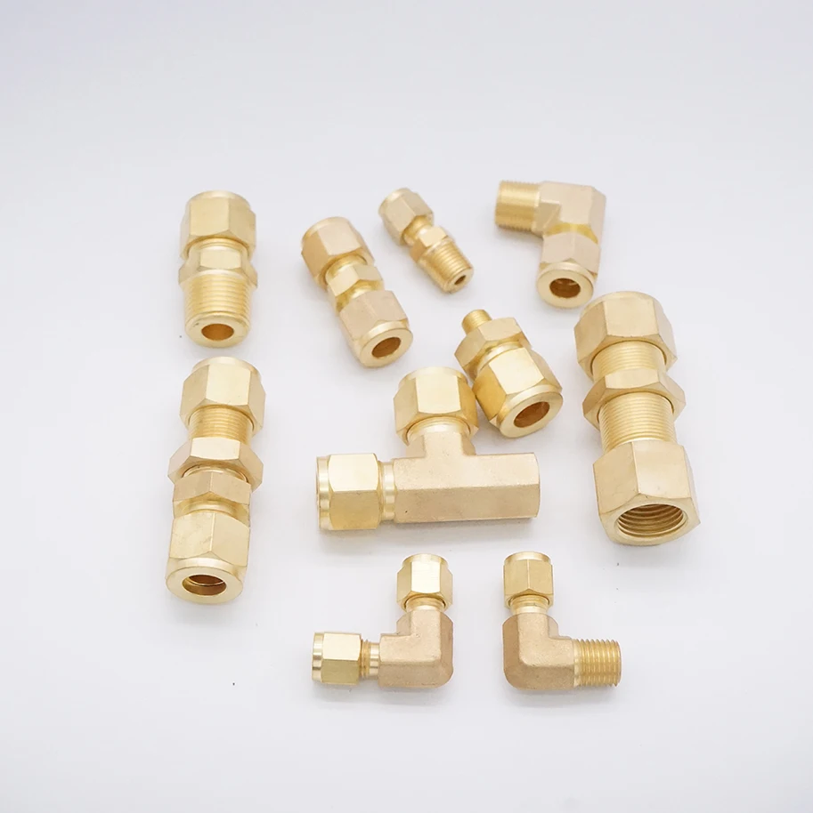 Refrigerant Joint Pipe Joint Brass Thread Union Three-way Pipe Hose ...