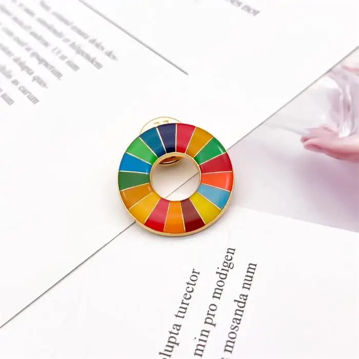 United Nations Sustainable Development Goals Brooch Pin