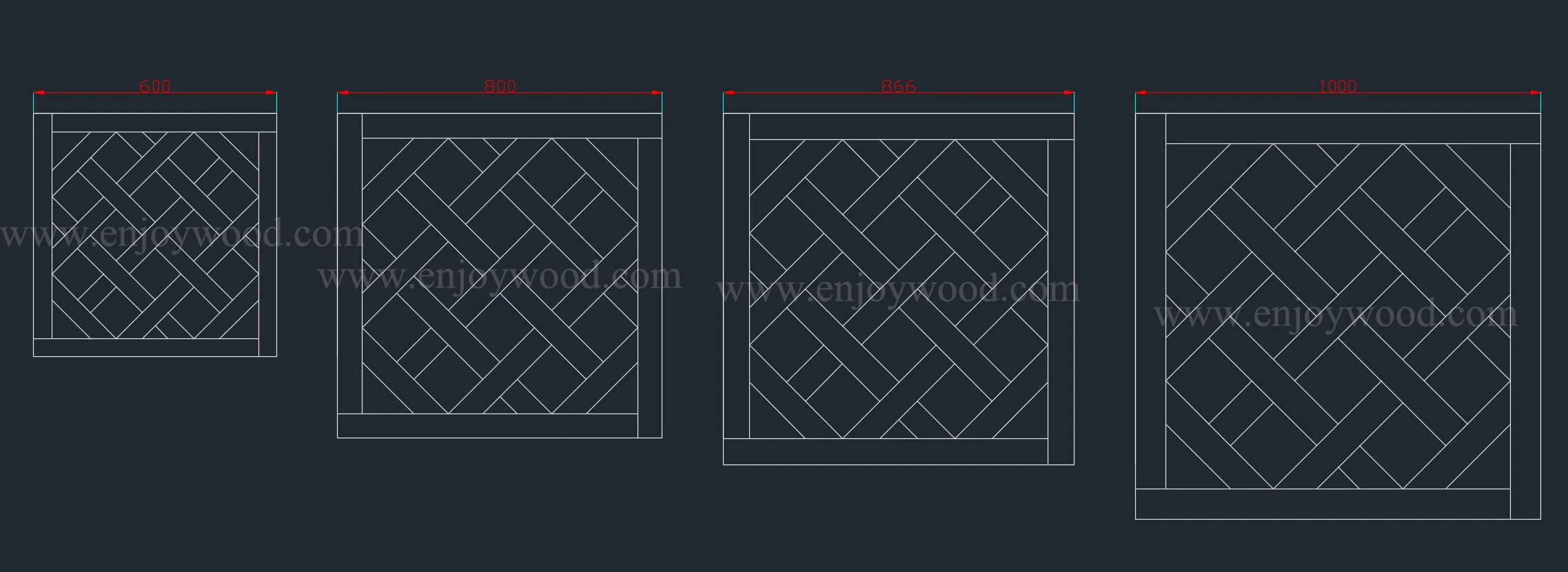 Color Chantilly En Madera - Parquet a Quadrati Solid Oak