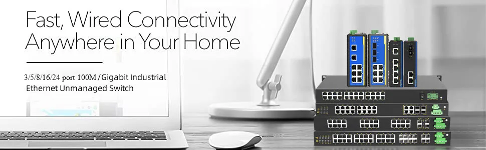 Dual Channel Dc9~60v Power Supply 1000base-t Access Industriel Fiber ...