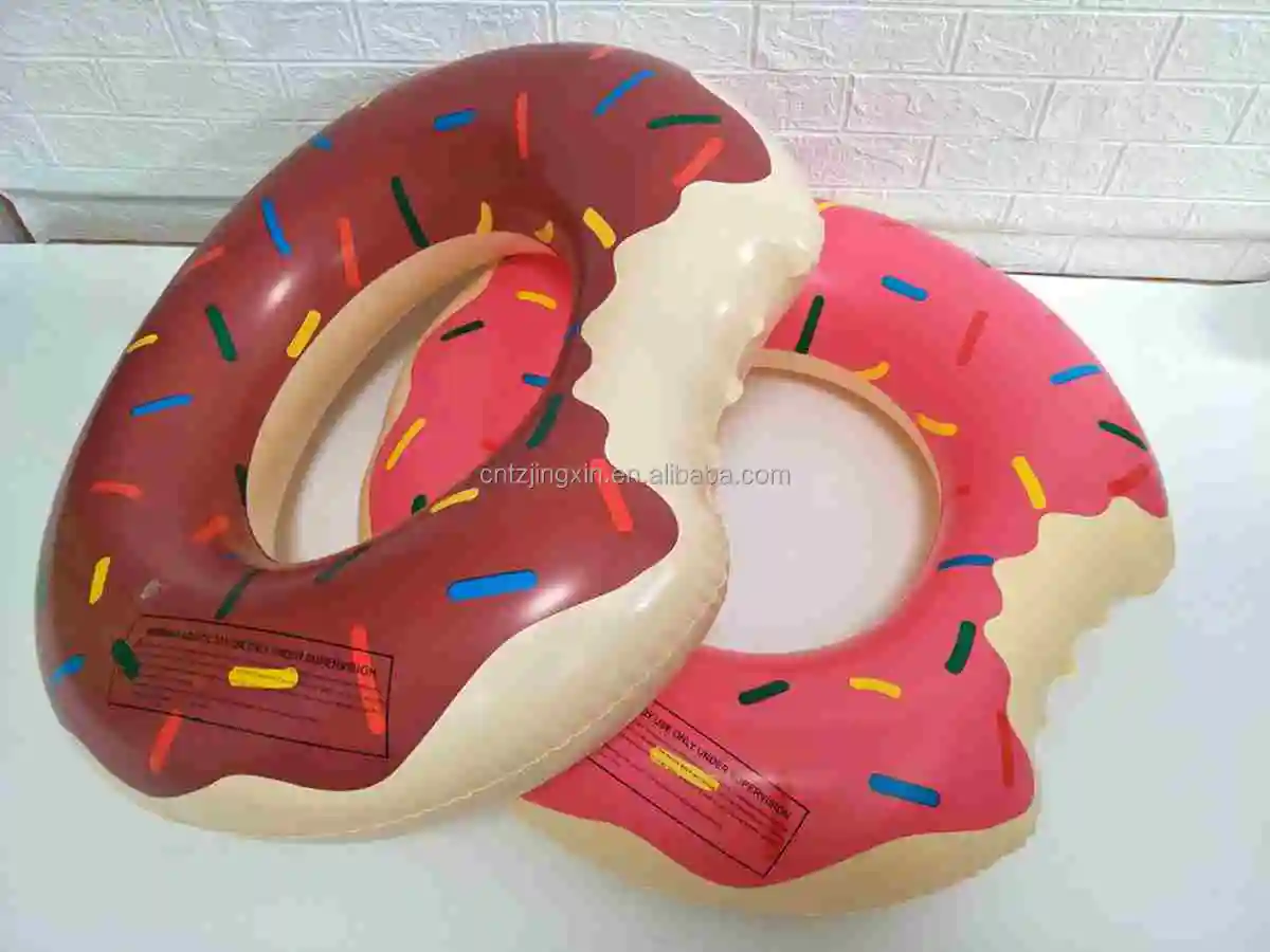 Inflatable Summer Gift Donut Water Pool Float Swimming Ring For Pool ...