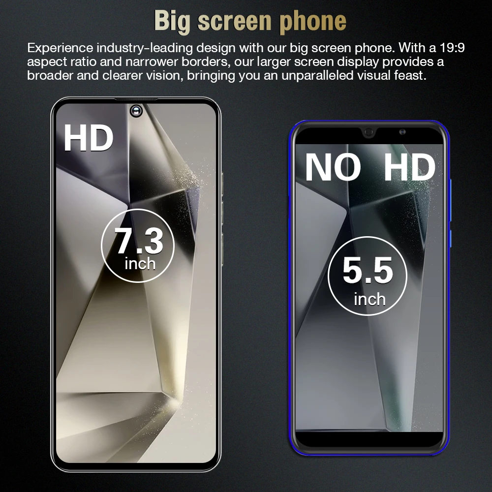 Hot Sales Cellphone Original S25 Ultra 16GB+512GB Smartphone 7inch ...