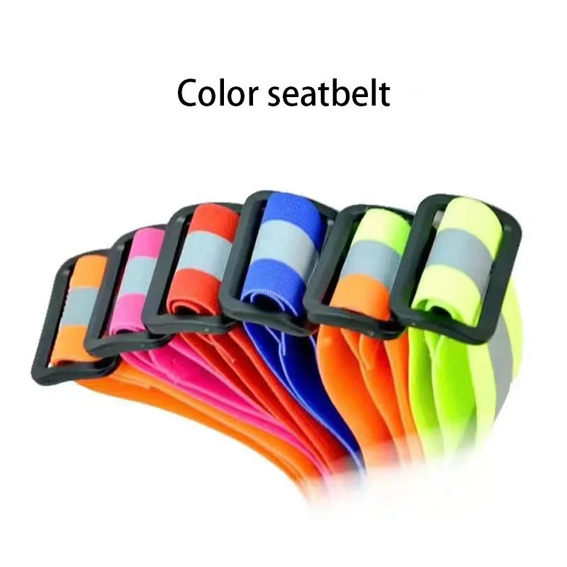 Reflective Fluorescent Green Color Elastic Straps Night Work Outdoor ...