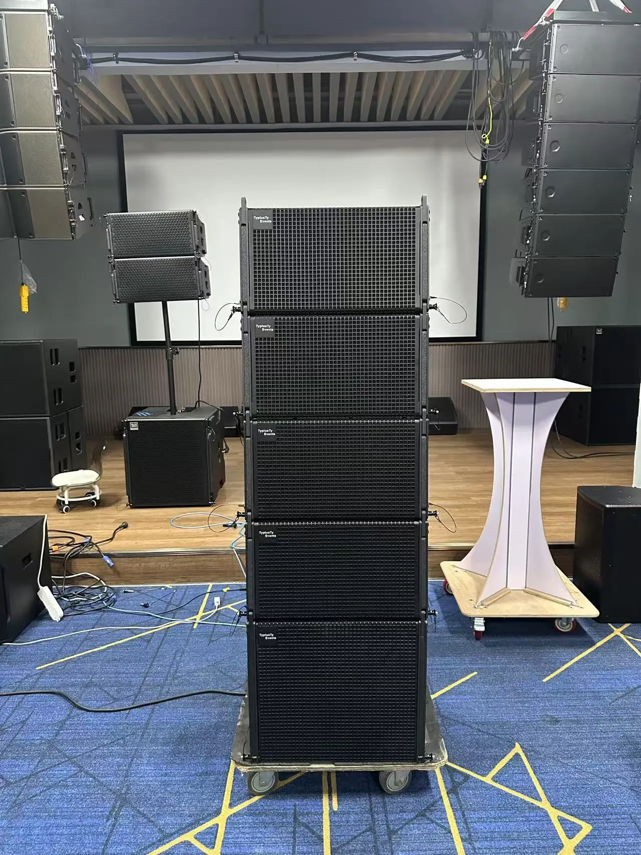 High Quality 10-Inch Dual Line Array Speakers 1000W Outdoor Sound ...