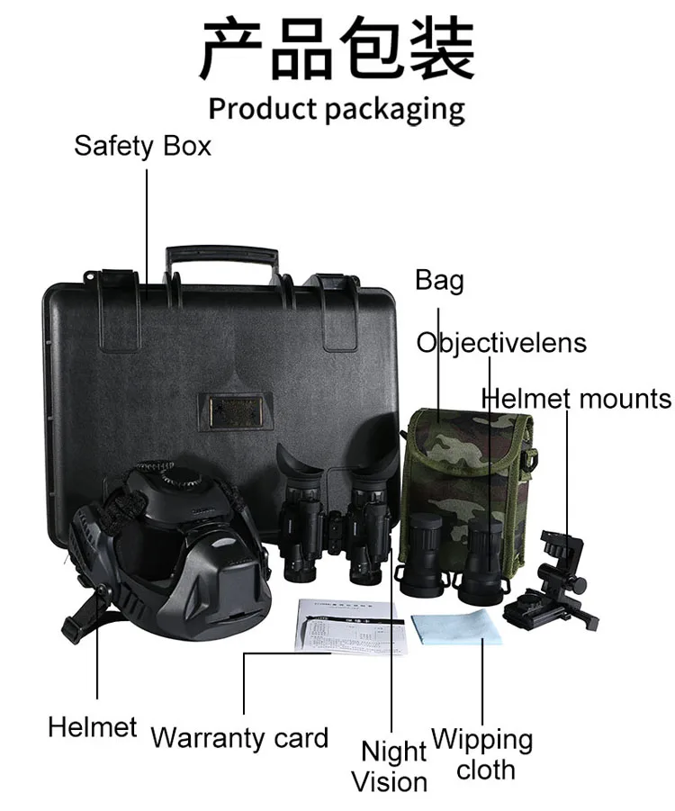 Third Generation Night Vision Goggles Telescope Scope Binoculares Ir ...