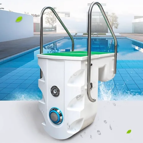 Portable Integrated Pool Filter Wall Mounted Top Mount Water Output for ...