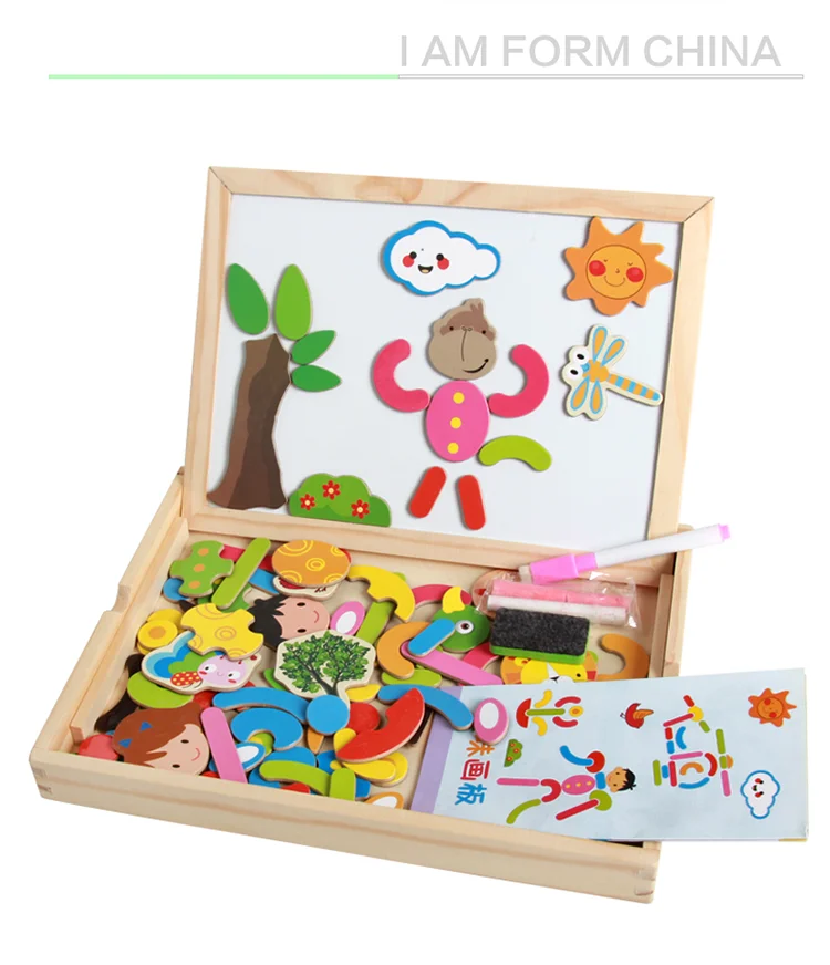 Wooden Educational Multifunction Drawing Board for Kids