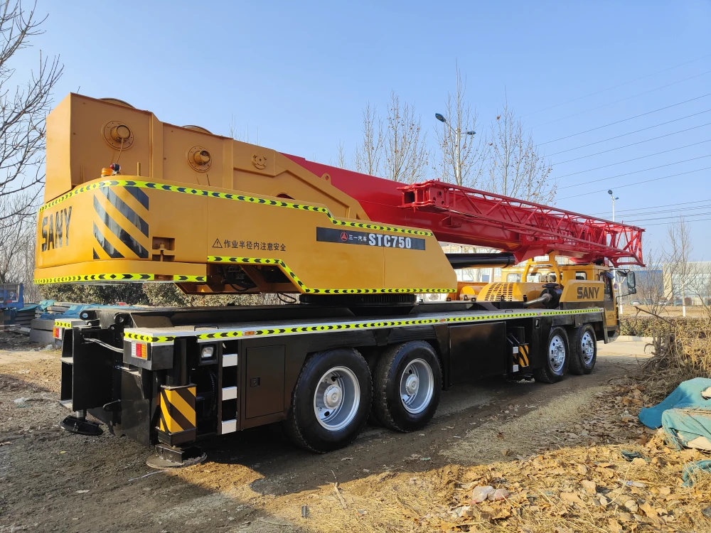 Sany Used 75 Ton Truck Crane Stc750 Mobile Knuckle Boom Crane Truck Mounted Cranes| Alibaba.com