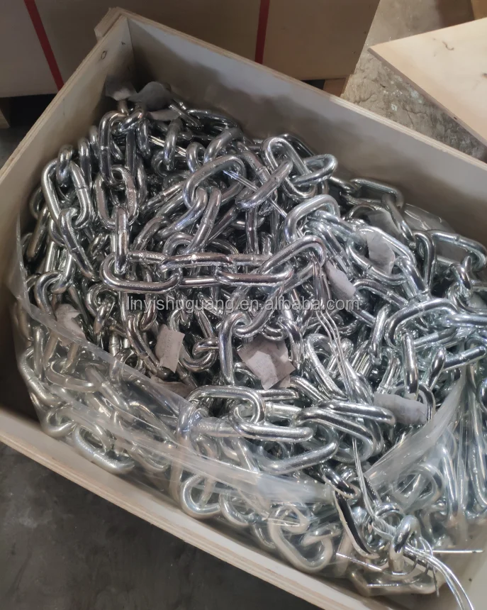 Galvanized Chain 3mm 4mm 5mm 6mm 8mm 10mm 12mm Smooth Welding Din5685a ...