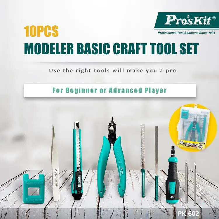 Pro'skit Pk-602 Model Specialized Tool Group For Model Handicraft Toys ...
